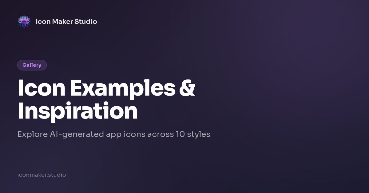 Icon Examples & Inspiration Gallery | Icon Maker Studio